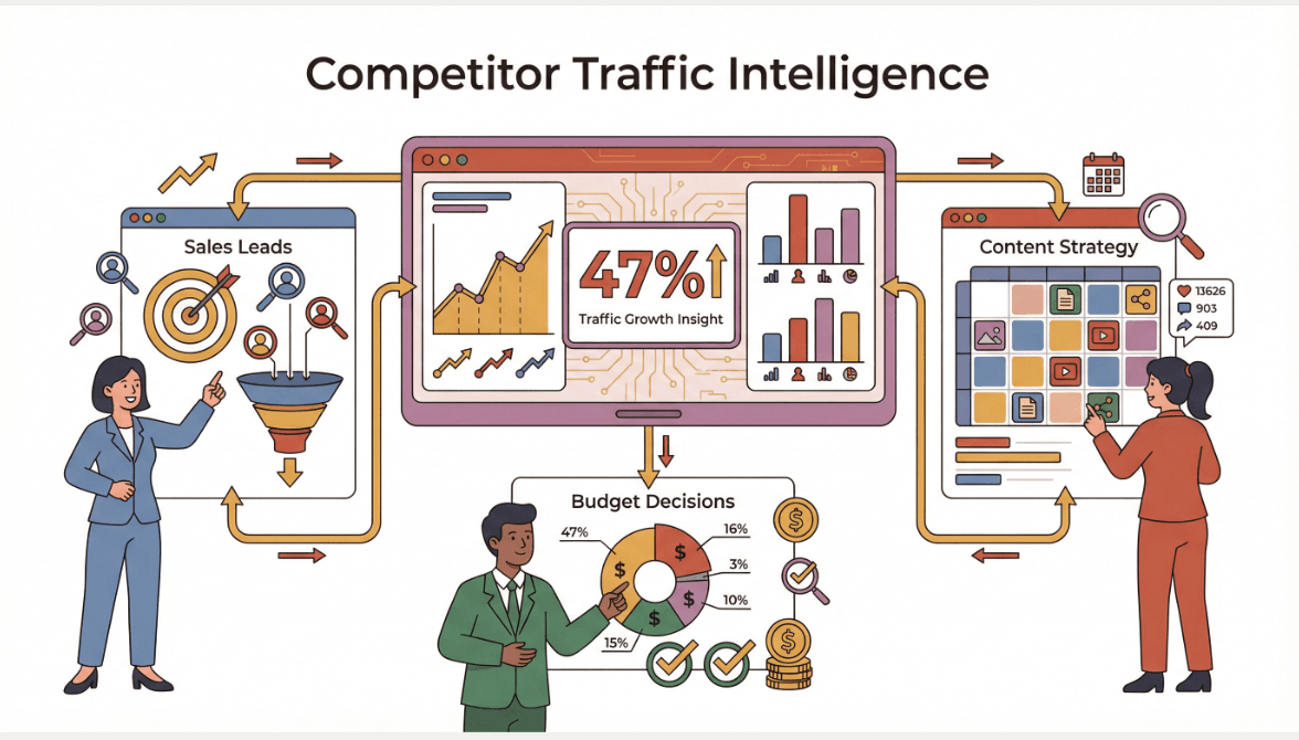 How to Perform Competitive Website Traffic Analysis in 2026