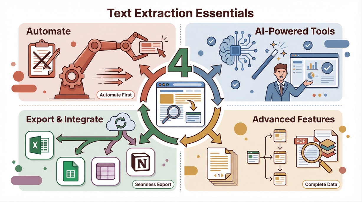 Guide étape par étape : comment extraire du texte d’un site web ...
